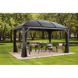 Sojag Pavillon &raquo;Moreno 10x14&laquo; BxT: 298x423 cm grau
