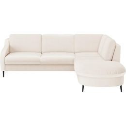 Sit & More sit&more Ecksofa &raquo;Soul L-Form&laquo; wahlweise mit Bettfunktion und Bettkasten oder Schubkasten beige 100% Polyester