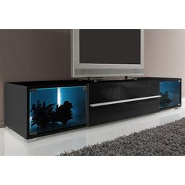 Lowboard &raquo;Aqua&laquo; TV-Board, Breite 141 cm oder 161 cm schwarz