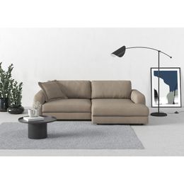 Trendmanufaktur Ecksofa &raquo;Bourbon, Mega Designsofa mit tollem Sitzkomfort, Breite 250cm, L-Form&laquo; extra tiefe Sitzfl&auml;che, wahlweise mit 