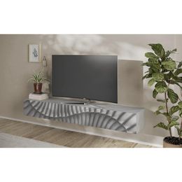 OTTO home TV-Board &raquo;Snake, Schwebe-Lowboard, TV-Schrank, Media-Board, Breite 210 cm&laquo; mit Siebdruck-Front, 1 Klappe, wandh&auml;ngend, stilvoll & funktional