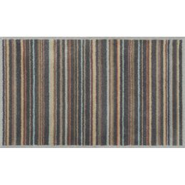 Teppich &raquo;Hawthorn Stripe&laquo; rechteckig 9 mm H&ouml;he bunt Baumwolle