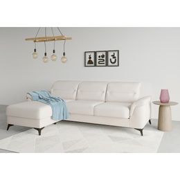 Sit & More sit&more Ecksofa &raquo;Sinatra L-Form&laquo; mit Recamiere, optional mit Kopfteilverstellung und Armteilfunktion beige 100% Polyester