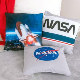 Nasa Dekokissen &raquo;Nasa&laquo; hochfarbig bedruckt bunt Polyester