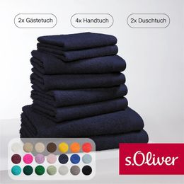 s.Oliver Handtuch Set &raquo;s.Oliver, Premium Qualit&auml;t, 600 gr/m&sup2;&laquo; Set 8 Stk. Walkfrottier 2 G&auml;stet&uuml;cher 30x50, 4 Handt&uuml;cher 50x100, 2 Duscht&uuml;cher 70x140 