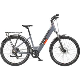 Telefunken Unisex &raquo;E-City SUV300&laquo; 7 Gang Shimano Tourney Schaltwerk Kettenschaltung Heckmotor 250 W Pedelec, Elektrofahrrad, Damen u. Herren, 