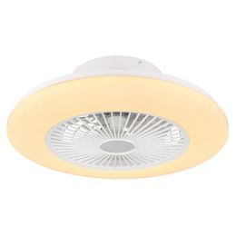 Globo LIGHTING Deckenleuchte &raquo;TRAVO&laquo; LED-Modul 1 Stk. Ventilator/ K&uuml;che / Wohnbereich / Schlafzimmer /schwarz / Fl&uuml;gel innen