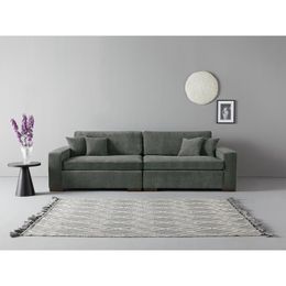 Home Affaire 2-Sitzer &raquo;Skara XXL&laquo; Lounge-Sofa XXL mit Federkern-Polsterung, in vielen Bezugsvarianten grau 100% Polyester
