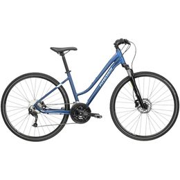 Crossrad &raquo;KROSS Crossbike Evado 6.0 28" blau 27 G&auml;nge&laquo; 27 Gang Shimano Alivio M3100 Schaltwerk Kettenschaltung blau Crossrad