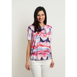 Seidel Moden Damen Kurzarmshirt mit All-Over Print, MADE IN GERMANY 42