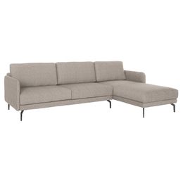 Creation BY ROLF BENZ Ecksofa &raquo;CR.450, Designecksofa, L-Form&laquo; Armlehne sehr schmal, Breite 274 cm, Alugussfu&szlig; Umbragrau bunt Chenille COCO (72% 