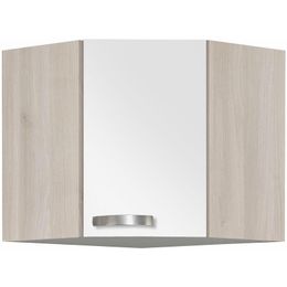 Optifit Eckh&auml;ngeschrank &raquo;Faro&laquo;, mit Metallgriff, Breite 60 x 60 cm wei&szlig;