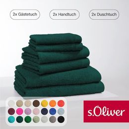 s.Oliver Handtuch Set &raquo;s.Oliver, Premium Qualit&auml;t, 600 gr/m&sup2;&laquo; Set 6 Stk. Walkfrottier 2 G&auml;stet&uuml;cher 30x50, 2 Handt&uuml;cher 50x100, 2 Duscht&uuml;cher 70x140 