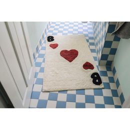 Tom Tailor HOME Badematte &raquo;Bings Heart of Bings&laquo; H&ouml;he 10 mm fu&szlig;bodenheizungsgeeignet Badteppich, reine Baumwolle, Uni-Farben, Motiv Herzen & 