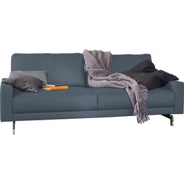 Creation BY ROLF BENZ 3-Sitzer &raquo;CR.450, Designsofa, Loungesofa&laquo; Armlehne niedrig, Fu&szlig; chromfarben gl&auml;nzend, Breite 204 cm blau Jacquard-Flachgewebe 