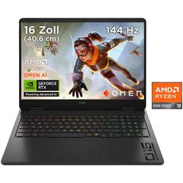 HP Gaming-Notebook &raquo;OMEN 16-ap AMD&laquo; 40,64 cm / 16 &prime;&prime; AMD Ryzen 9 GeForce RTX 5070 1.000 GB SSD schwarz NVIDIA GeForce RTX 5070 8GB VRAM