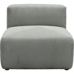 Home Affaire Sofaelement &raquo;Gerrid&laquo; Cord-Bezug, Mittelelement, auch einzeln stellbar grau 100% Polyester