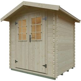 Kiehn-Holz Gartenhaus &raquo;Eisberg 1&laquo; beige Holzwerkstoff