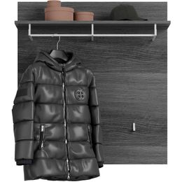Home Affaire Garderobenpaneel &raquo;SIENA, Breite 90 cm, 3 Haken, 1 Kleiderstange, 1 Ablageboden&laquo; 1 Stk. tlg. Paneel, Wandbpaneel, Garderobe, Wandgarderobe