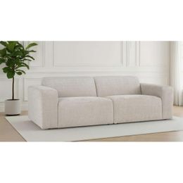 OTTO home 3-Sitzer &raquo;Koa, 228 cm, Modulsofa in Cord, Chenille, Struktur, Webstoff&laquo; Designsofa, weicher Lounge-Sitzkomfort, Welleunterfederung, 