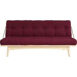 Karup Design Schlafsofa &raquo;Folk&laquo; aus massiven Kiefernholz, inkl. Futonmatratze rot 80% Baumwolle + 20% polyester