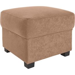 Sit & More sit&more Polsterhocker &raquo;Pandora&laquo; braun Luxus-Microfaser ALTARA NUBUCK (100% Polyester);Luxus-Microfaser (100% Polyester);Luxus-Microfaser (100% 
