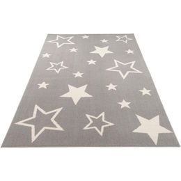 OCI DIE TEPPICHMARKE Teppich &raquo;KIDDY STAR&laquo; rechteckig 11 mm H&ouml;he Wohnzimmer grau Polyester