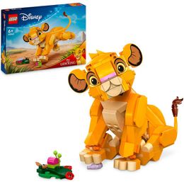 Lego Konstruktionsspielsteine &raquo;Simba, das L&ouml;wenjunge des K&ouml;nigs (43243), Lego Disney Classic&laquo; Made in Europe bunt Konstruktionsspielsteine