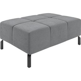 Home Affaire Hockerbank &raquo;Ancona New&laquo; passend zum Ecksofa, auch in Easy care-Bezug + Cord grau 100% Polyester