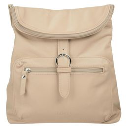 Forty Damen forty&deg; Cityrucksack echt Leder, Made in Italy beige B/H/T: 28cm x 30cm x 8cm, onesize