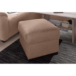 Sit & More sit&more Polsterhocker &raquo;Pandora&laquo; braun Luxus-Microfaser ALTARA NUBUCK (100% Polyester);Luxus-Microfaser (100% Polyester);Luxus-Microfaser (100% 
