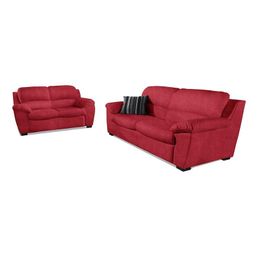 COTTA Sitzgruppe &raquo;Dani&laquo; Set, 2 Stk. tlg. Set bestehend aus: 2-Sitzer & 2,5-Sitzer rot