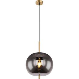 Globo LIGHTING H&auml;ngeleuchte &raquo;BLACKY I&laquo; E27 1 Stk. H&auml;ngelampe/Pendelleuchte/H&ouml;he k&uuml;rzbar/Esstisch