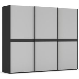 Rauch Schwebet&uuml;renschrank &raquo;Kleiderschrank Schrank Garderobe Schlafzimmerschrank SCALE-LINE&laquo; edle Optik mit Bauchbinde in Korpusfarbe mit Glasfront 
