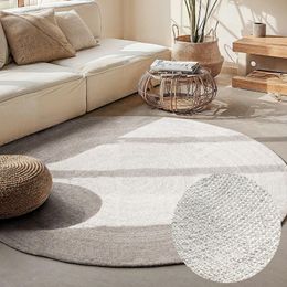 Hanse Home Teppich &raquo;Rangpur Juteteppich, auch in Oval&laquo; rund 10 mm H&ouml;he Handgewebt, 100% Jute, Natur, Wohnzimmer, Flur, Boho, Skandi Jute