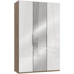 wimex Kleiderschrank &raquo;Level by fresh to go&laquo; mit Glas- und Spiegelt&uuml;ren braun