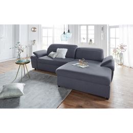 exxpo - sofa fashion Ecksofa &raquo;Kyoto, inkl. Kopfteil- und Armteilverstellung, hoher Sitzkomfort&laquo; wahlweise mit Bettfunktion und Bettkasten, hochwertige