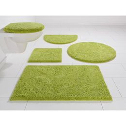 my home Badematte &raquo;Maren, Badvorleger, Badezimmer Teppich&laquo; H&ouml;he 15 mm rutschhemmend beschichtet fu&szlig;bodenheizungsgeeignet Bio-Baumwolle, Badteppich, 