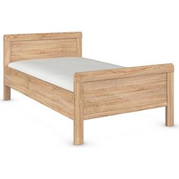 Rauch Bett &raquo;Bett Einzelbett Stollenbett EVELYN&laquo; in Komforth&ouml;he aus Holzwerkstoff in elegantem Stil MADE IN GERMANY braun