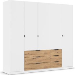 Rauch Dreht&uuml;renschrank &raquo;Kleiderschrank Schrank Garderobe Schlafzimmerschrank DAVOA&laquo; mit farblich abgesetzten Schubk&auml;sten in Eiche Artisan MADE IN 