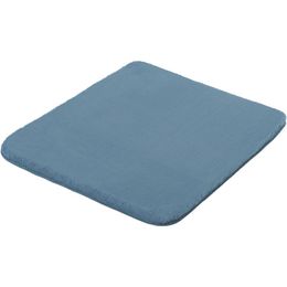 Kleine Wolke Badematte &raquo;Cony&laquo; H&ouml;he 25 mm rutschhemmend beschichtet fu&szlig;bodenheizungsgeeignet Badteppich, Fell-Optik, Uni Farben, besonders weich & kuschelig blau 