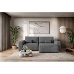 OTTO home Ecksofa &raquo;MATTS Schlafsofa mit Bettkasten, Ma&szlig;e B/T/H: 265/159/89 cm&laquo; L-Form mit Recamiere rechts oder links, hoher Sitzkomfort 100% 