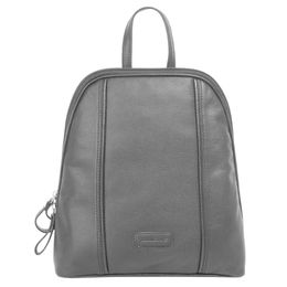 Bodenschatz Damen Bodenschatz Cityrucksack echt Leder schwarz B/H/T: 27cm x 24cm x 10cm, onesize