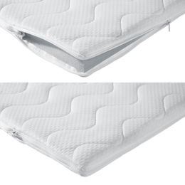 Home Affaire Boxspringbett &raquo;Wehma&laquo; inkl. Topper in 3 verschiedenen Matratzen, auch in Samtstoff grau Struktur fein (100% Polyester)