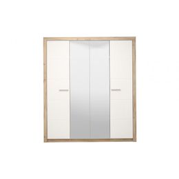 Inosign Kleiderschrank &raquo;Astor, FSC -zertifizierter Holzwerkstoff; Made in Europe&laquo; Schrank mit Spiegel und komplette Innenausstattung, 223,5x204x55cm 