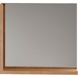 Inosign Spiegel &raquo;Premont&laquo; Rahmen und Ablagefl&auml;che in Holzoptik, B/H ca.: 80/72 cm braun FSC -zertifizierter Holzwerkstoff