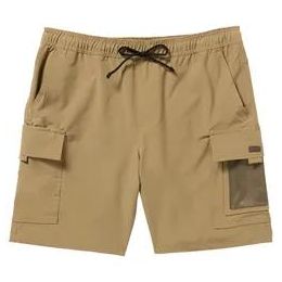 Shorts Billabong "Surftrek Cargo Hybrid", Herren, Gr. S, beige (gravel), Obermaterial:90% Microfaser, 10% Elasthan;, Hosen Shorts