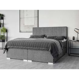 Home Affaire Bett &raquo;Ginoro mit Matratze und Topper, in 3 Breiten (140, 160 und 180 cm)&laquo; Boxspringbett mit Kopfteil, Bettkasten, Matratze (BFK/TFK) und 