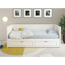 OTTO home Ausziehbett &raquo;Leorben, OTTOs Choice, Daybed, Jugendbett, Landhausstil, Massivholz&laquo; B/H/T ca. Liegefl&auml;che von 90cm auf 180cm ausziehbar 
