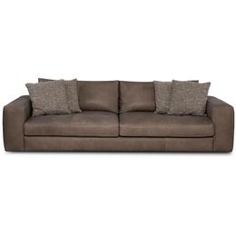 designwerk Big-Sofa &raquo;Parma, anspruchsvolles Design und toller Sitzkomfort&laquo; braun 100% Echtleder
